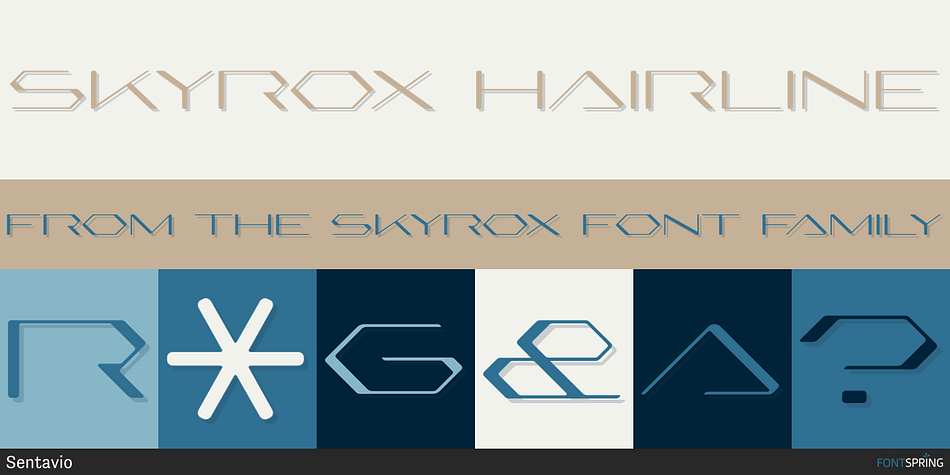 Skyrox Hairline Font