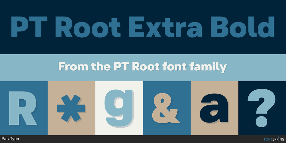 PT Root Extra Bold Font