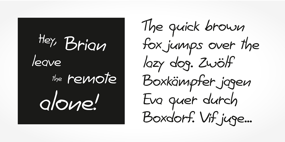 Brian Handwriting Font