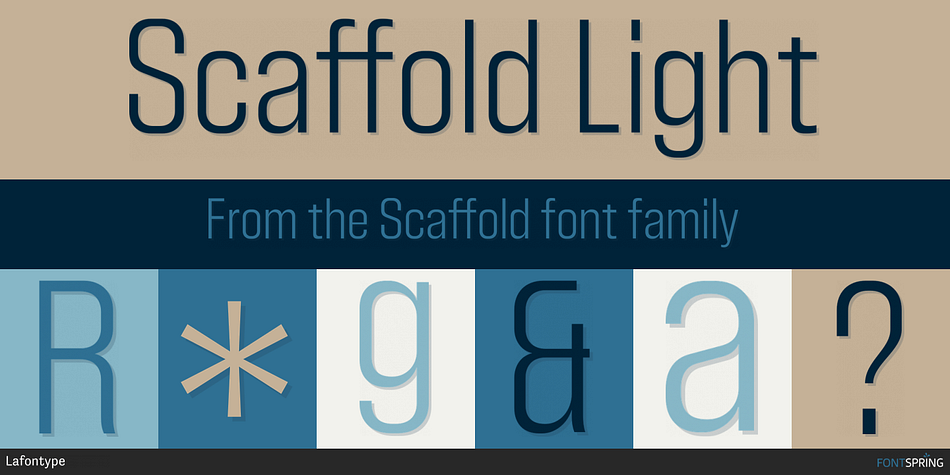 Scaffold Light Font
