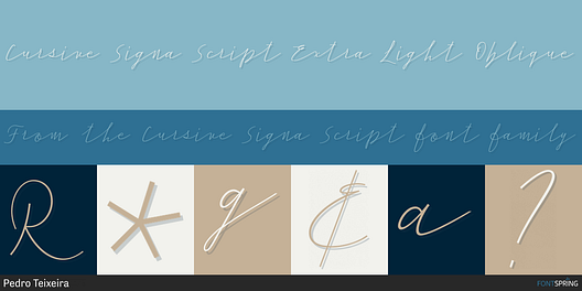Fonts similar to Cursive Signa Script