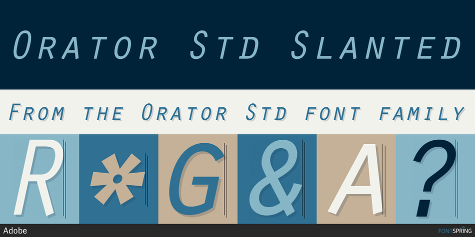 Orator Std Font