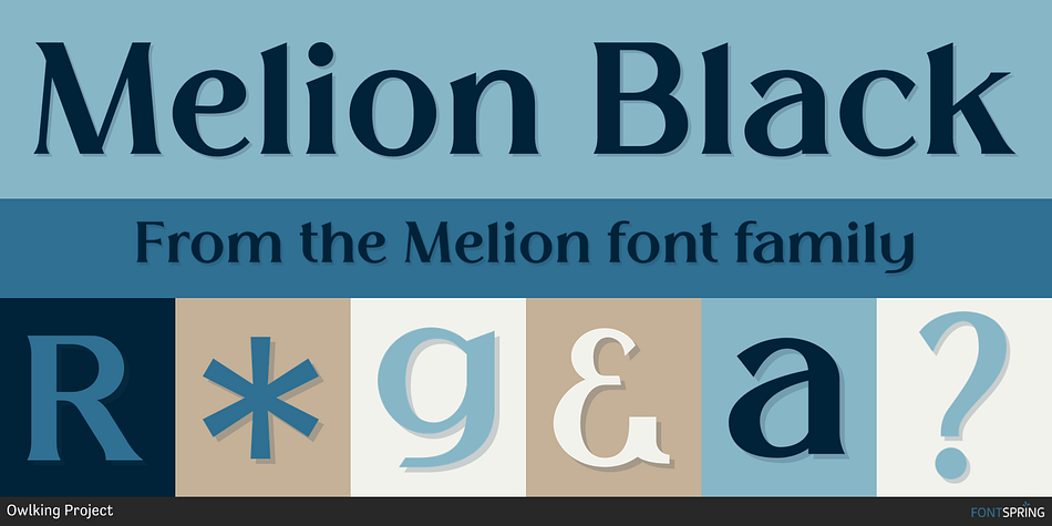 Melion Black Font