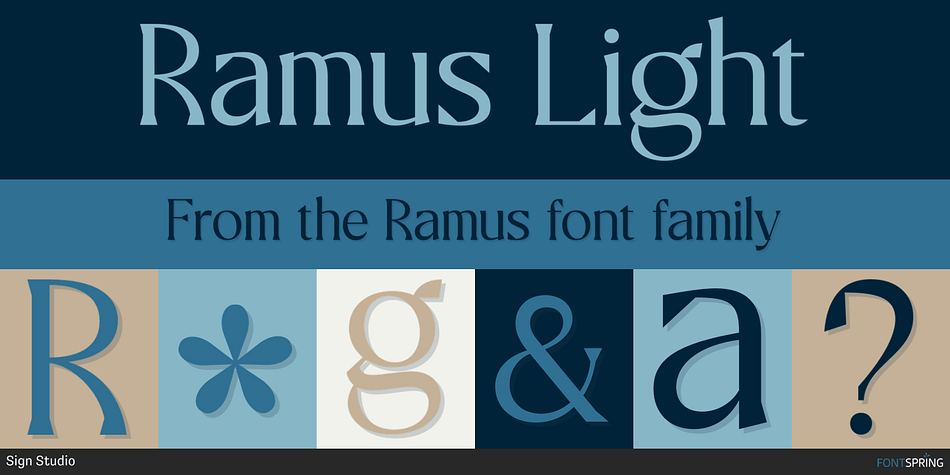 Ramus Light Font