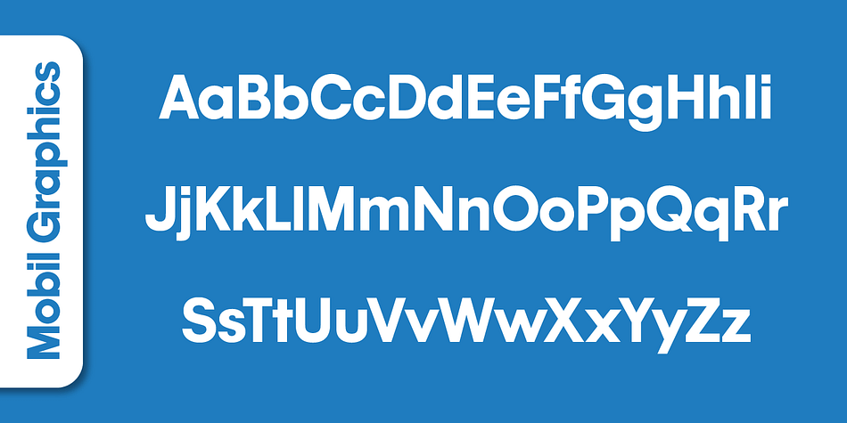 Mobil Graphics Pro Font