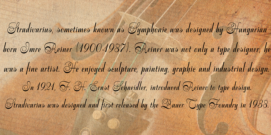 Stradivarius Font Family by FontHaus - Fontspring