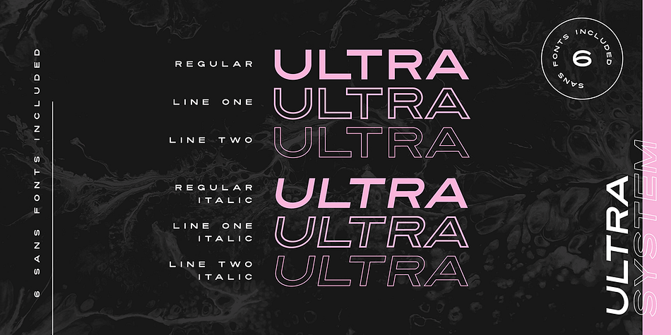 Ultra System Font