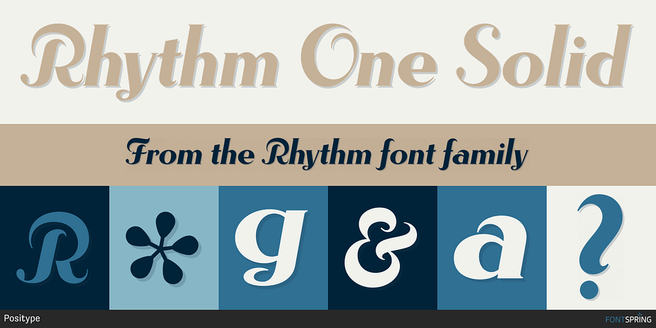 Rhythm Font
