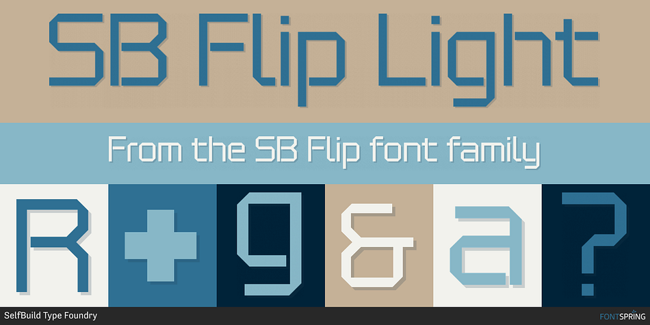 SB Flip Font