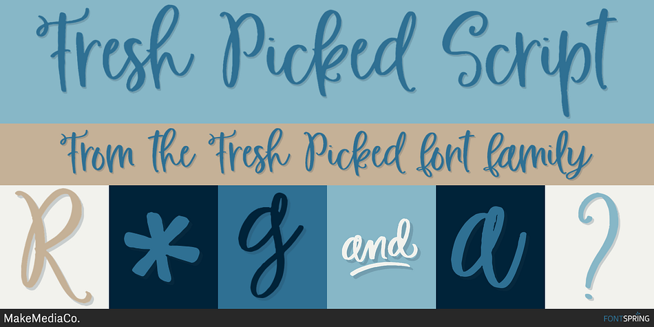Fresh Picked Script Font