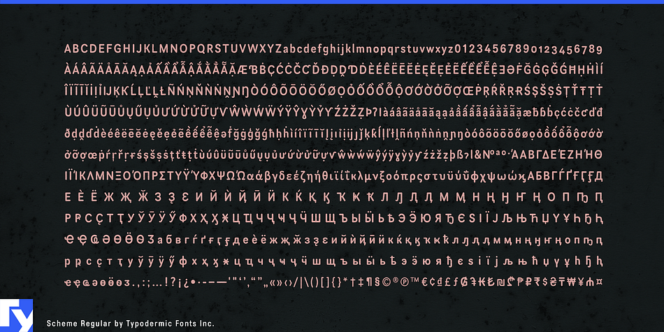 Scheme Font