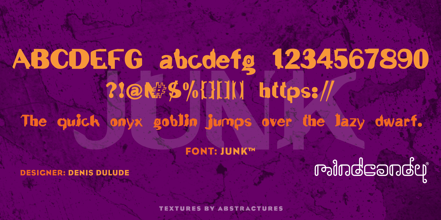 Junk™ Font