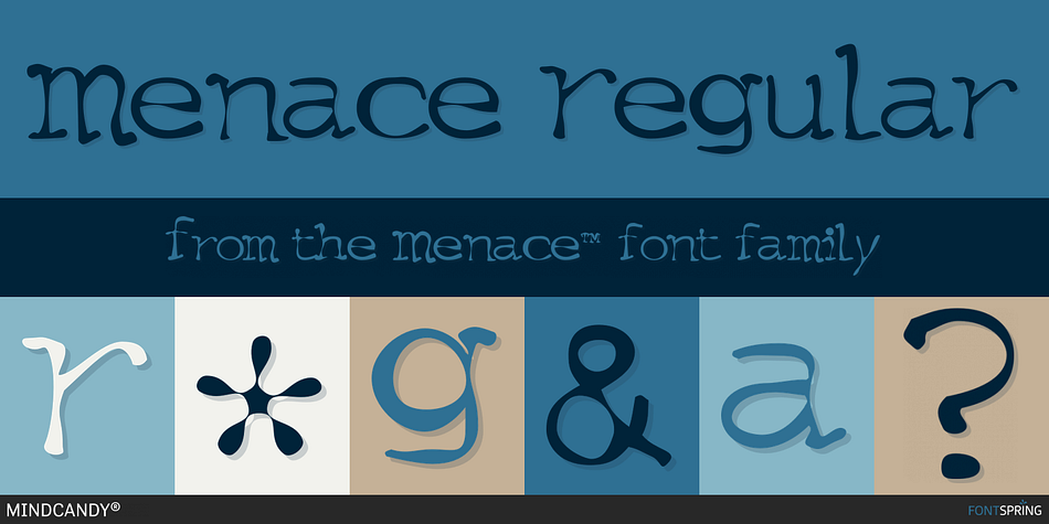 Menace Regular Font