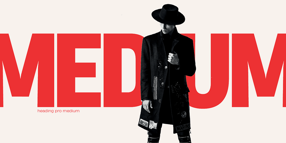 Heading Pro Text Font