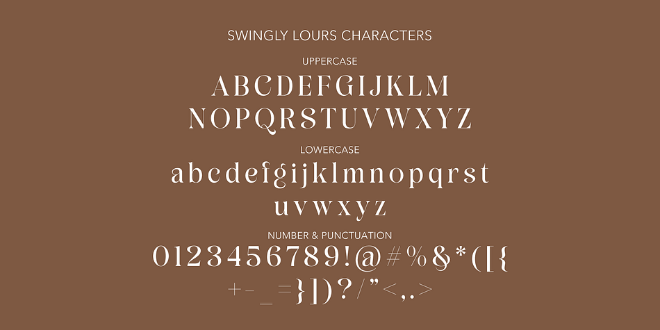 Swingly Lours Font