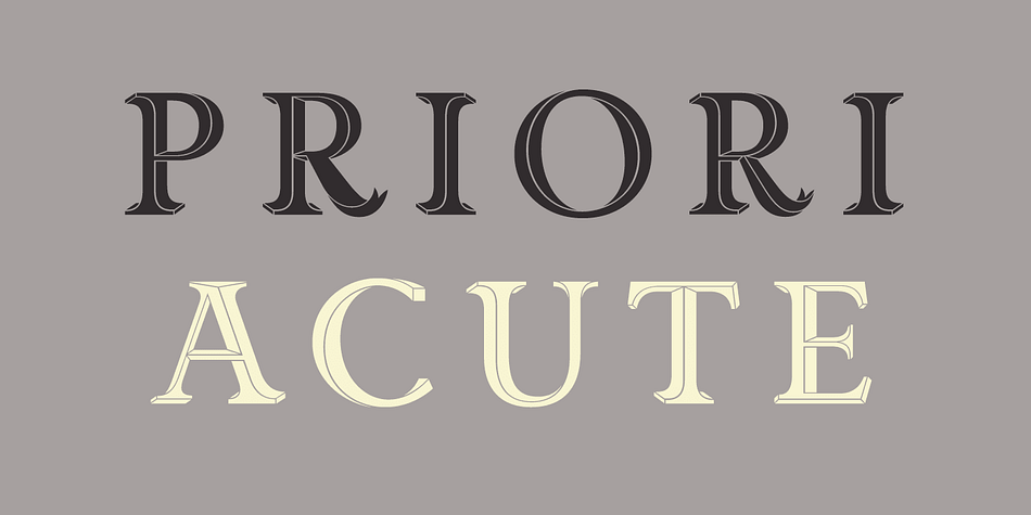 Priori Acute Font