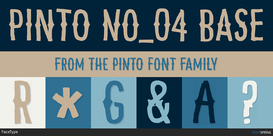 Pinto No_04 Base Font