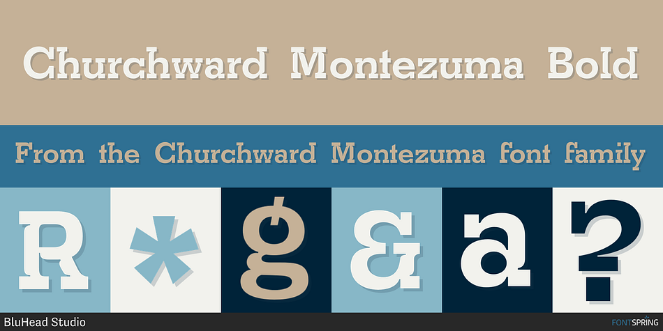 Churchward Montezuma Bold Font