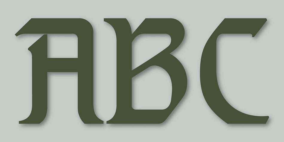 Gothic Initials Font | Fontspring