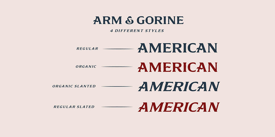 Arm & Gorine Font