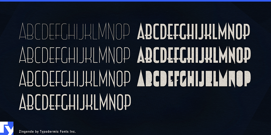 Zingende Font