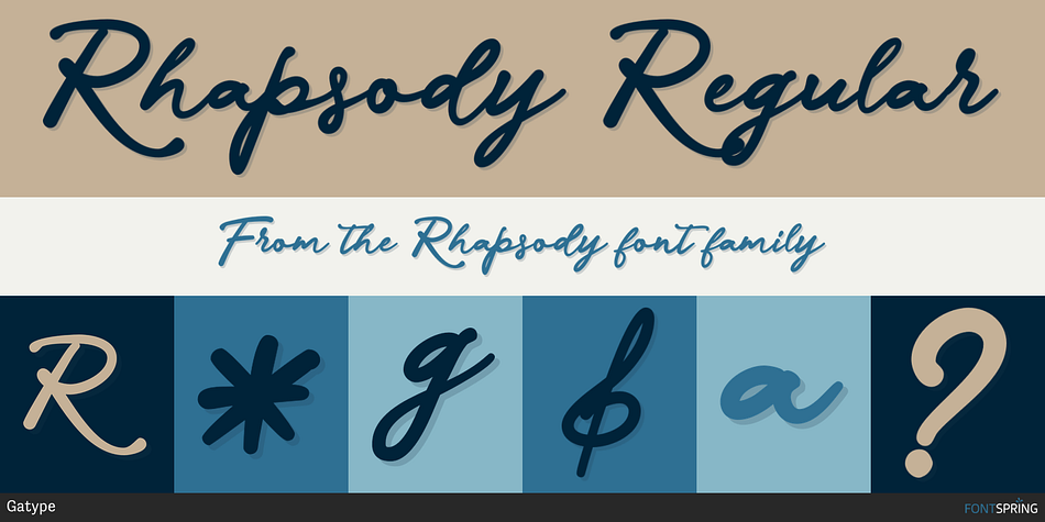 Rhapsody Regular Font