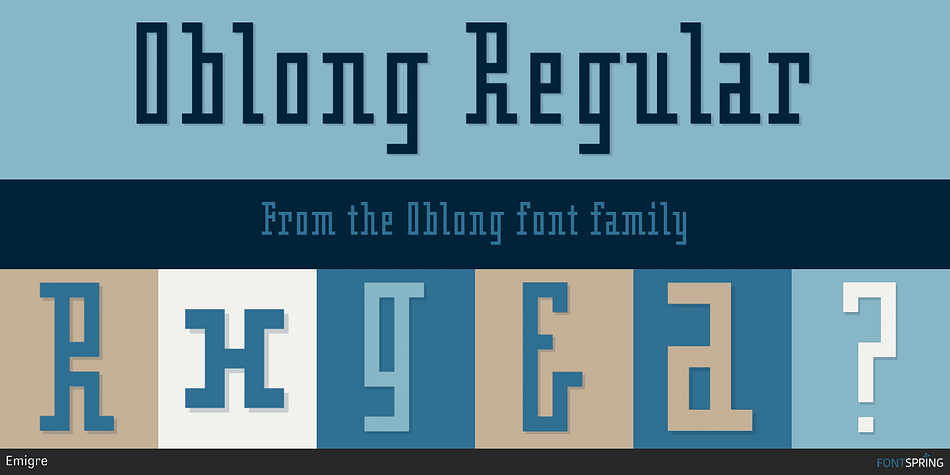 Oblong Font