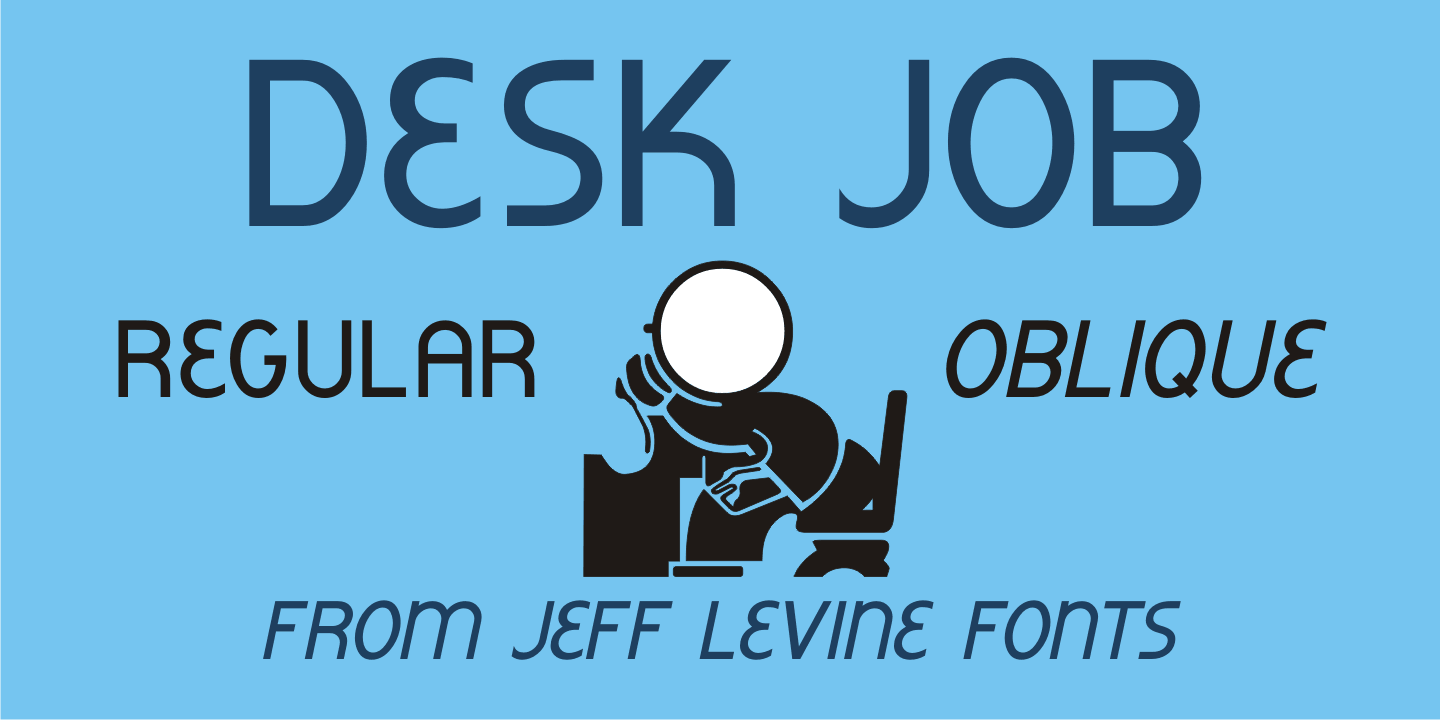 Desk Job JNL Font