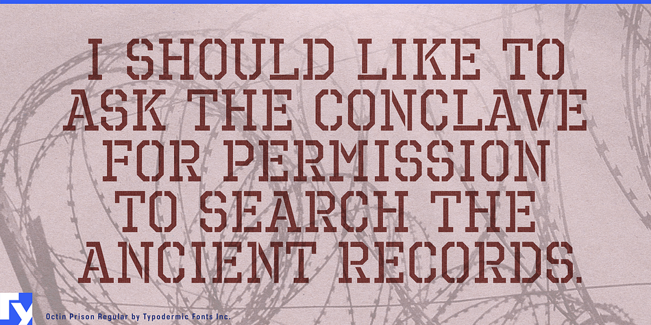 Octin Prison Font