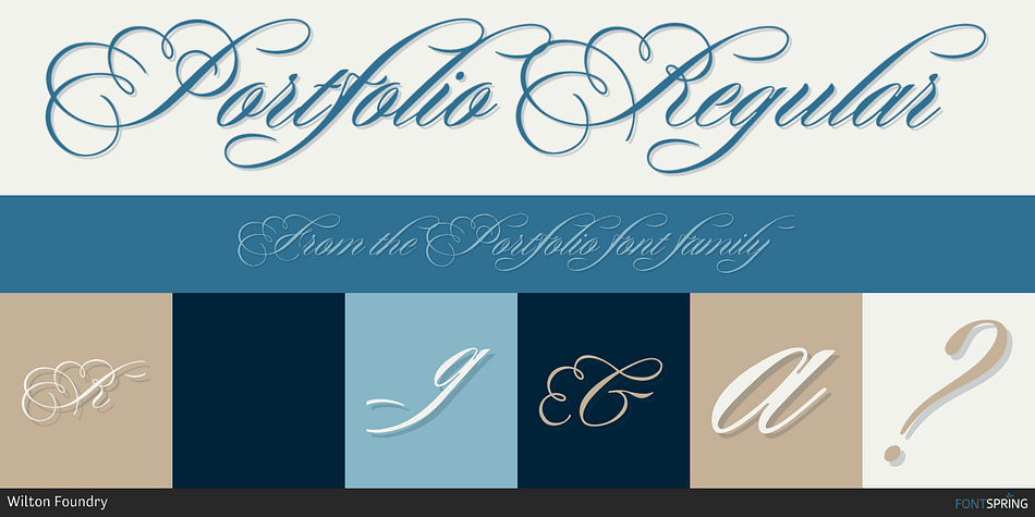 Portfolio Font