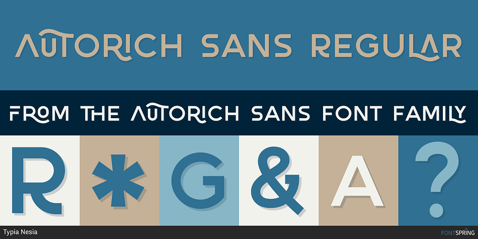 Autorich Sans Regular Font