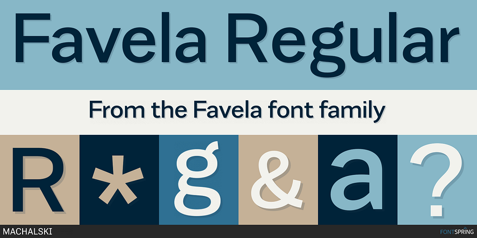 Favela Regular Font