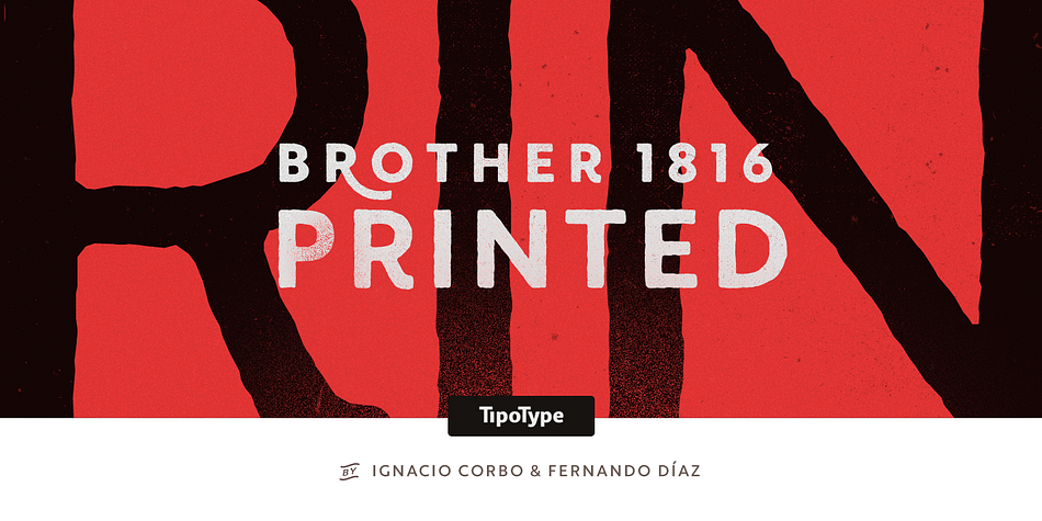 Brother 1816 Font