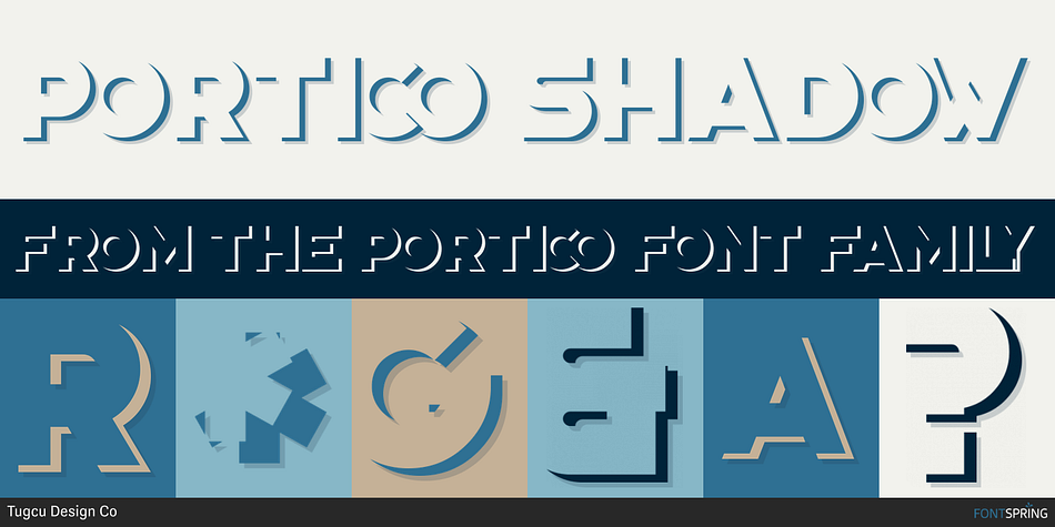 Portico Shadow Font