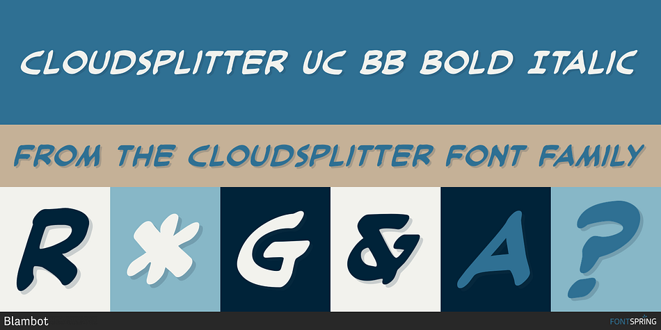 Cloudsplitter Font