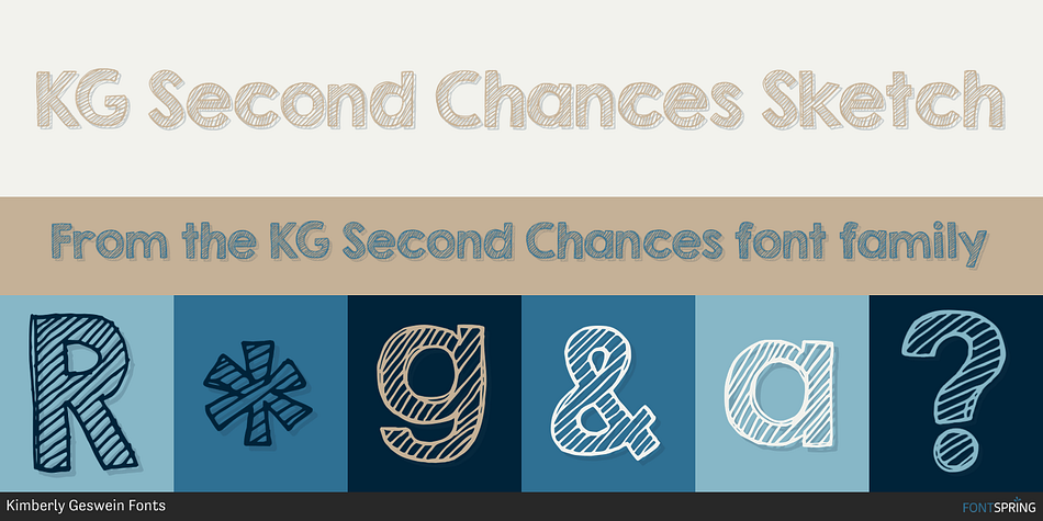 KG Second Chances Sketch Font