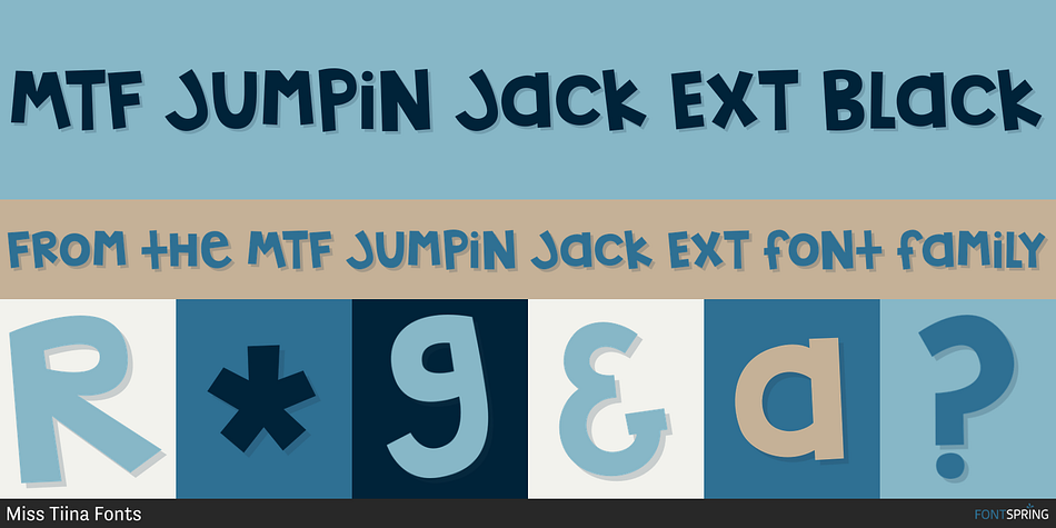 MTF Jumpin Jack EXT Black Font