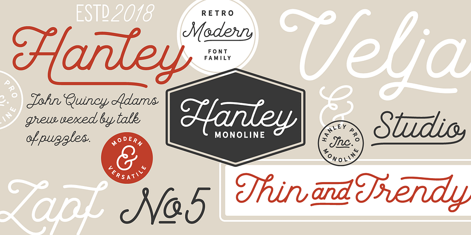 Hanley Pro Font