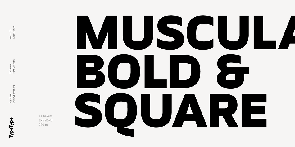TT Severs Font