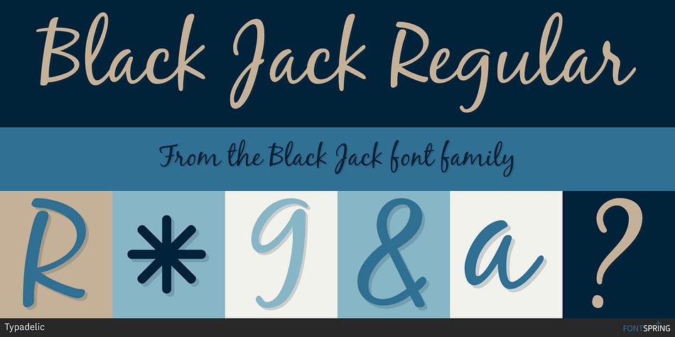 Black Jack Font Family by Typadelic - Fontspring