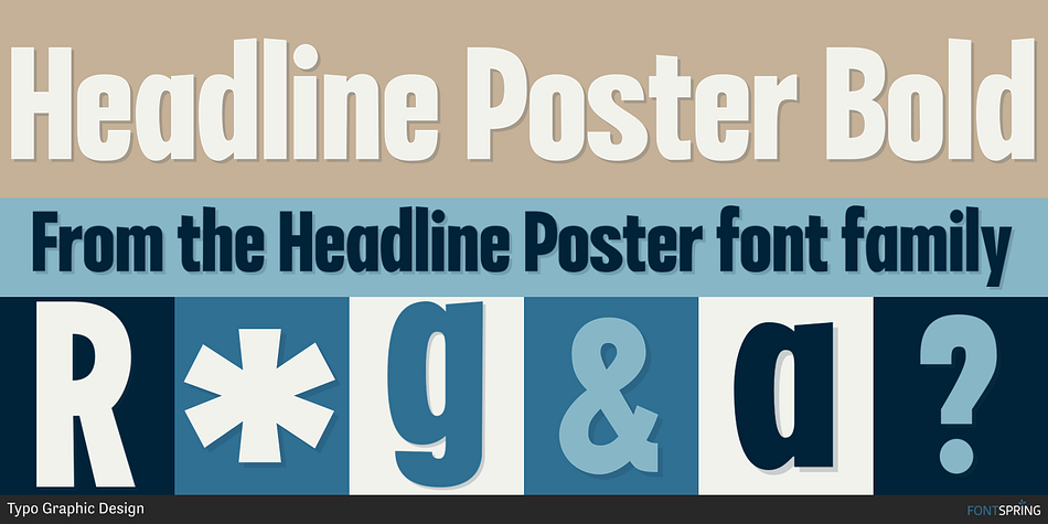 Headline Poster Bold Font
