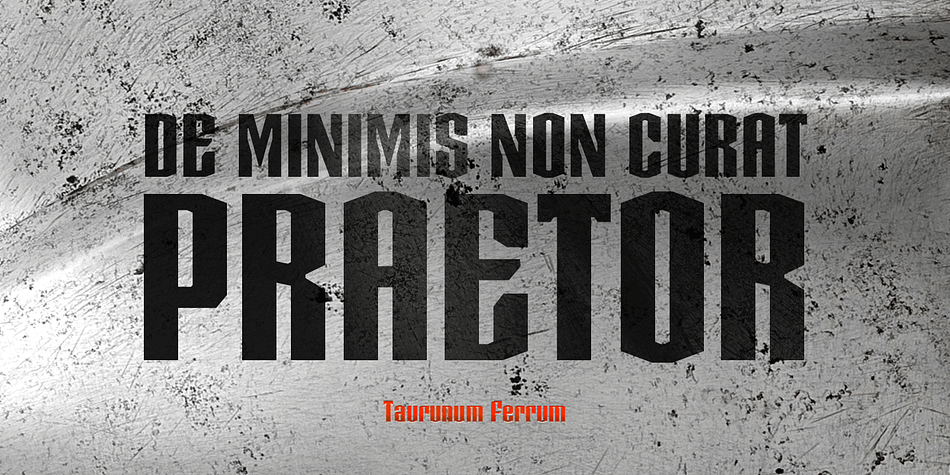 Taurunum Ferrum Font