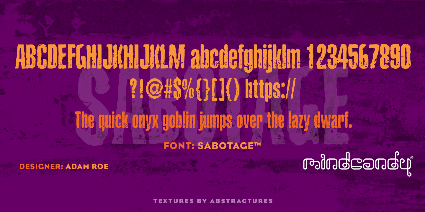 Sabotage™ Font