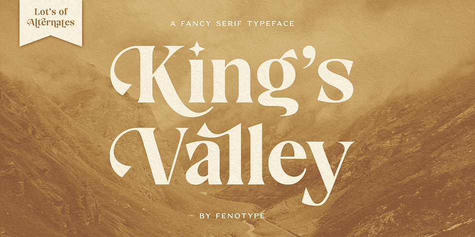 King's Valley Font