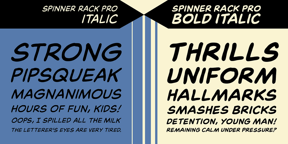 Spinner Rack Pro BB Font