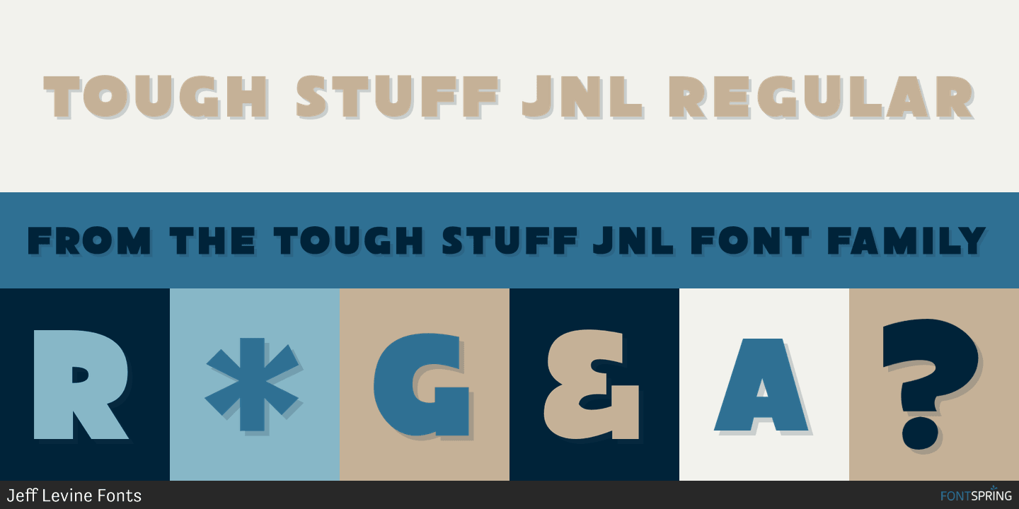 Tough Stuff JNL Font