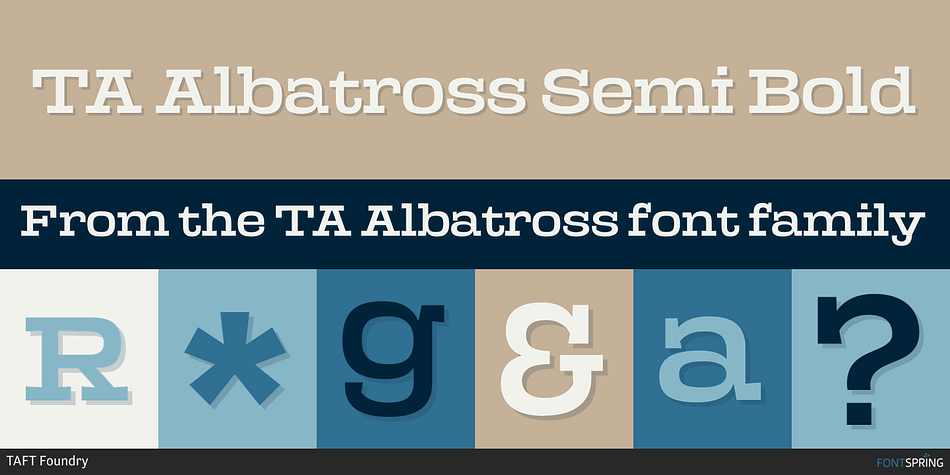 TA Albatross Semi Bold Font