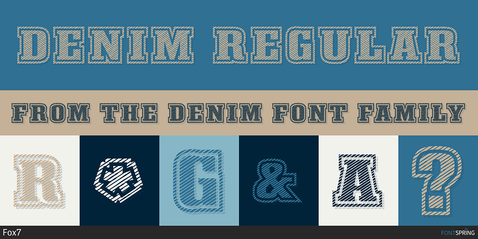 Denim Regular Font