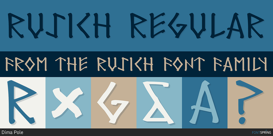 Rusich Regular Font