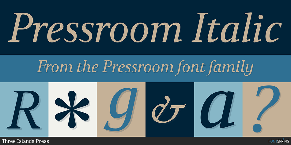 Pressroom Font